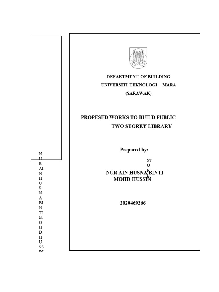 Proposed Two Storey Library Project | PDF | Brick | Building Engineering