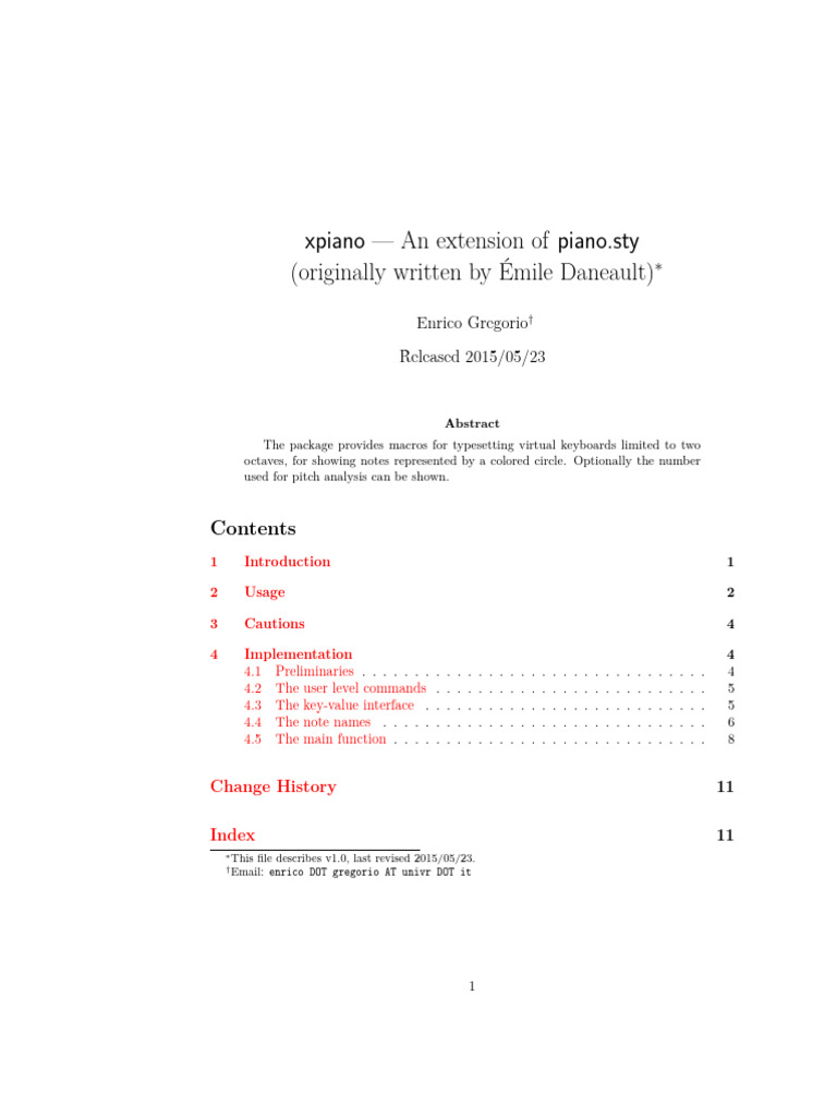 xpiano | PDF | Boolean Data Type | Software Engineering
