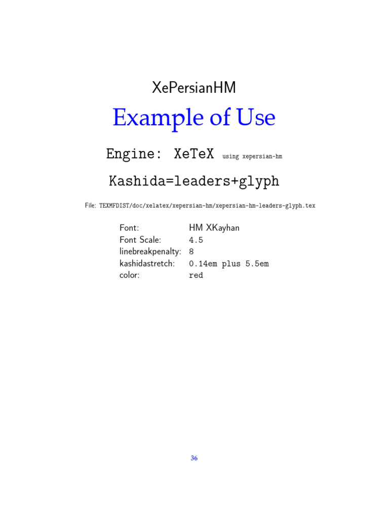 Xepersian HM Leaders Glyph | PDF | Typefaces | Computer File Formats