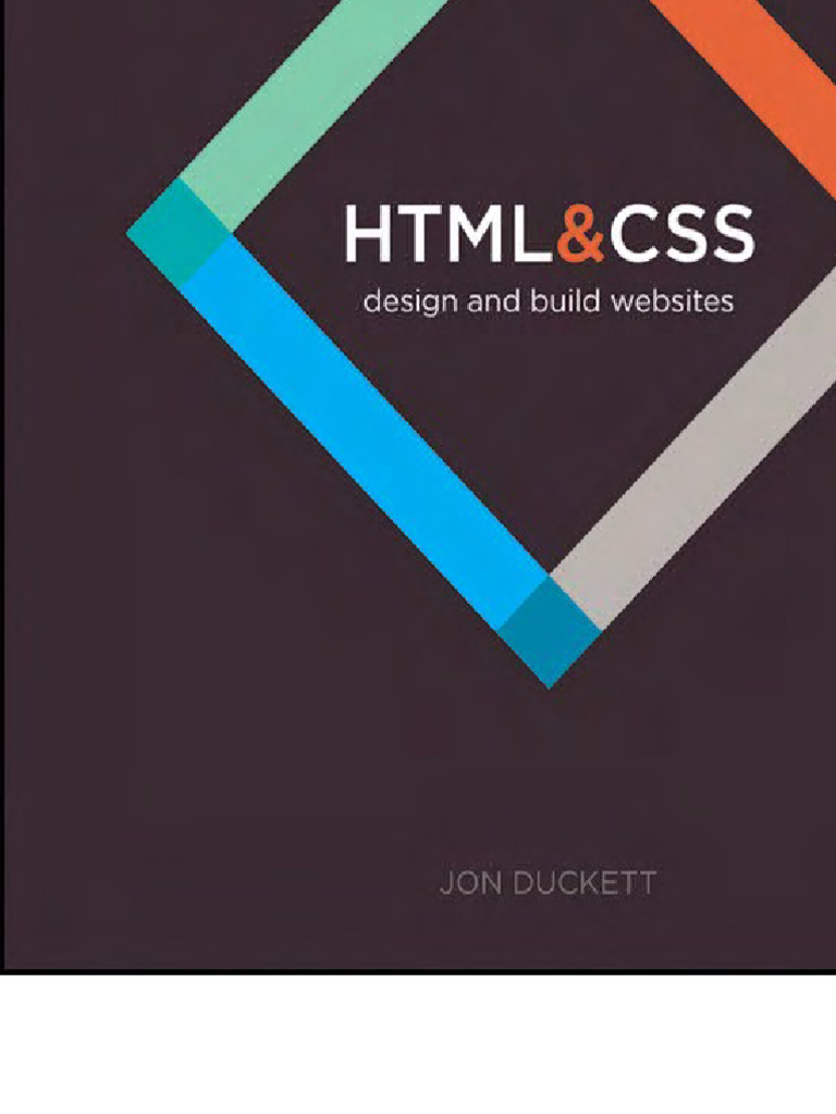 HTML & CSS Design & Build Websites-J. Duckett | PDF | Html Element ...
