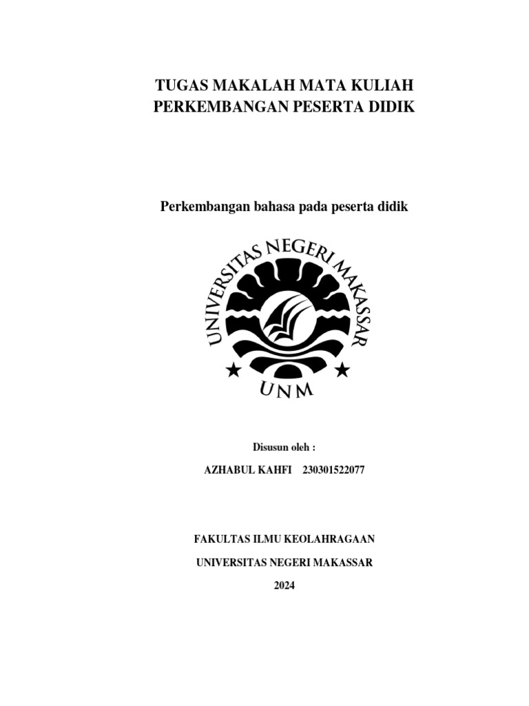 Perkembangan Bahasa Pengantar Peserta (Azhabul) | PDF