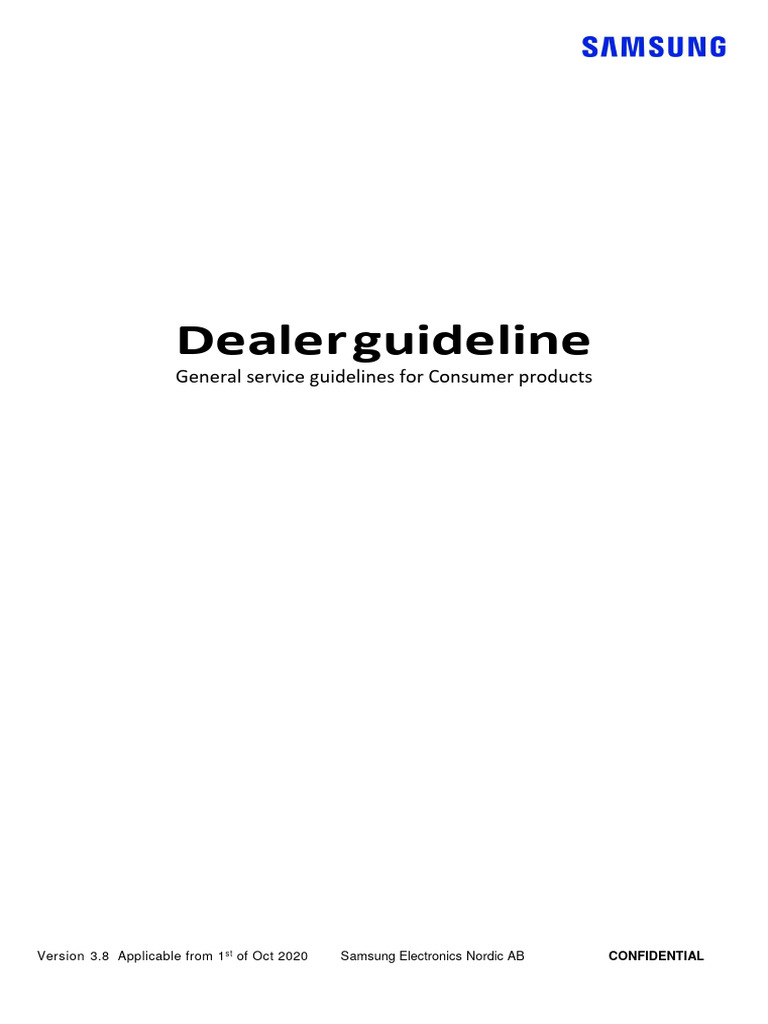 Samsung Dealer Service Guidelines | PDF | Pixel | Liquid Crystal Display