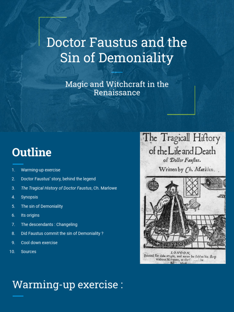 Doctor Faustus and The Sin of Demoniality PDF | PDF | Faust | Incubus