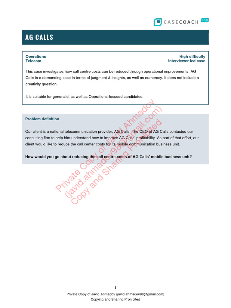Reduce AG Calls Center Costs | PDF | Call Centre | Computing