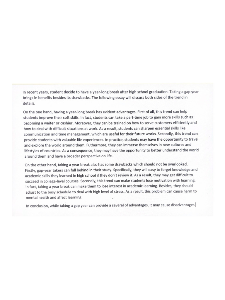 Taking A Gap Year | PDF