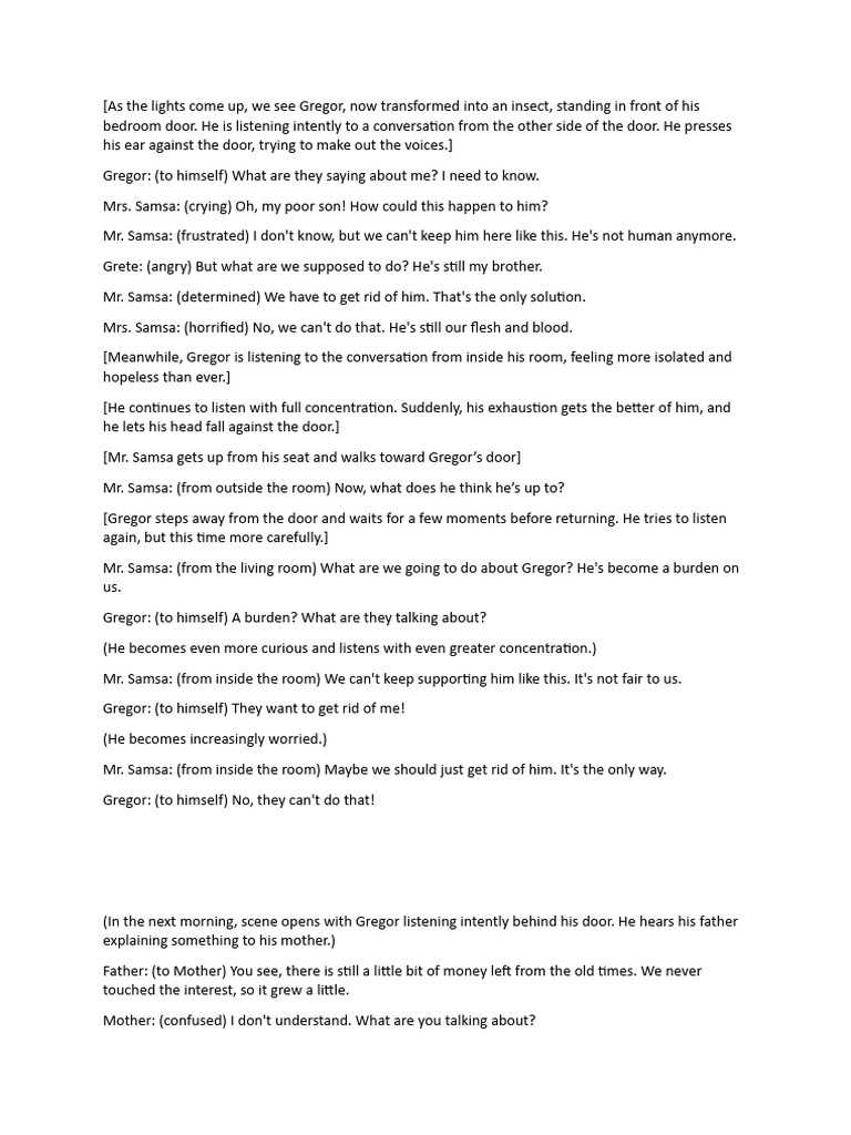 Teks Drama Metamorphosis | PDF