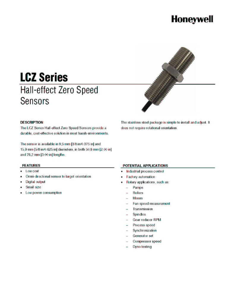 LCZ Sensor | PDF