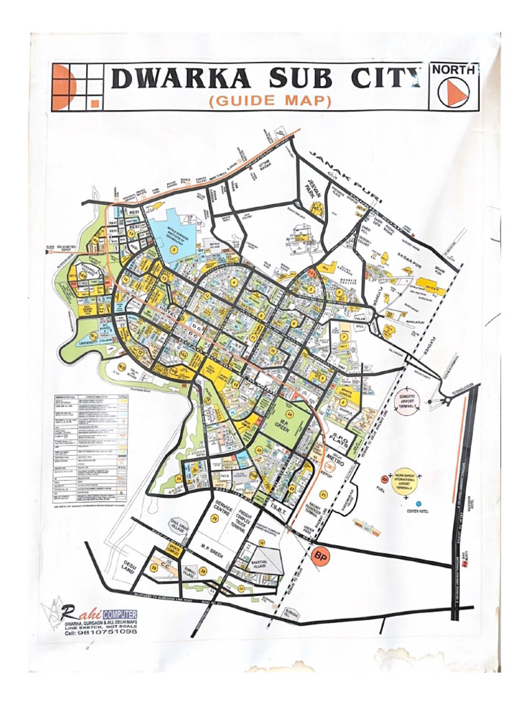 Dwarka Guide Map | PDF