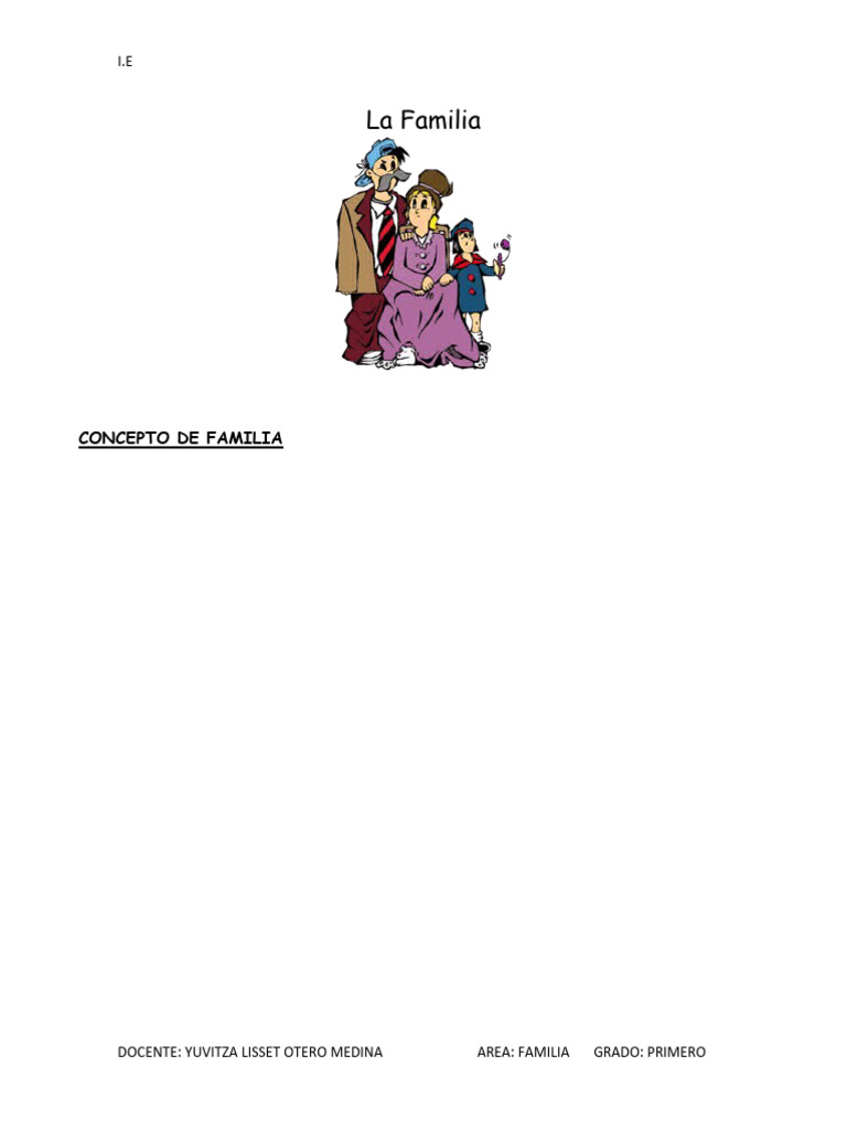 Tipos y Estructura de la Familia | PDF | Familia | Parentesco