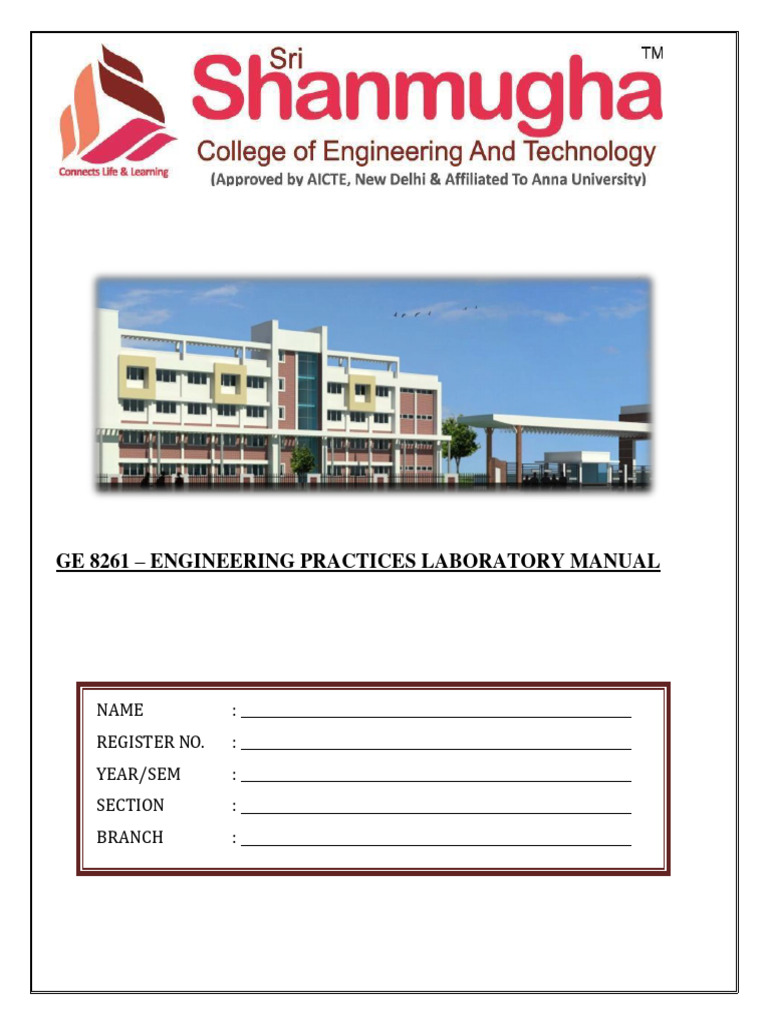 EP Lab Manual | PDF | Welding | Construction
