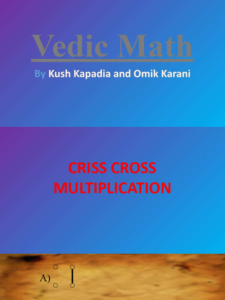 Vedic Maths | PDF
