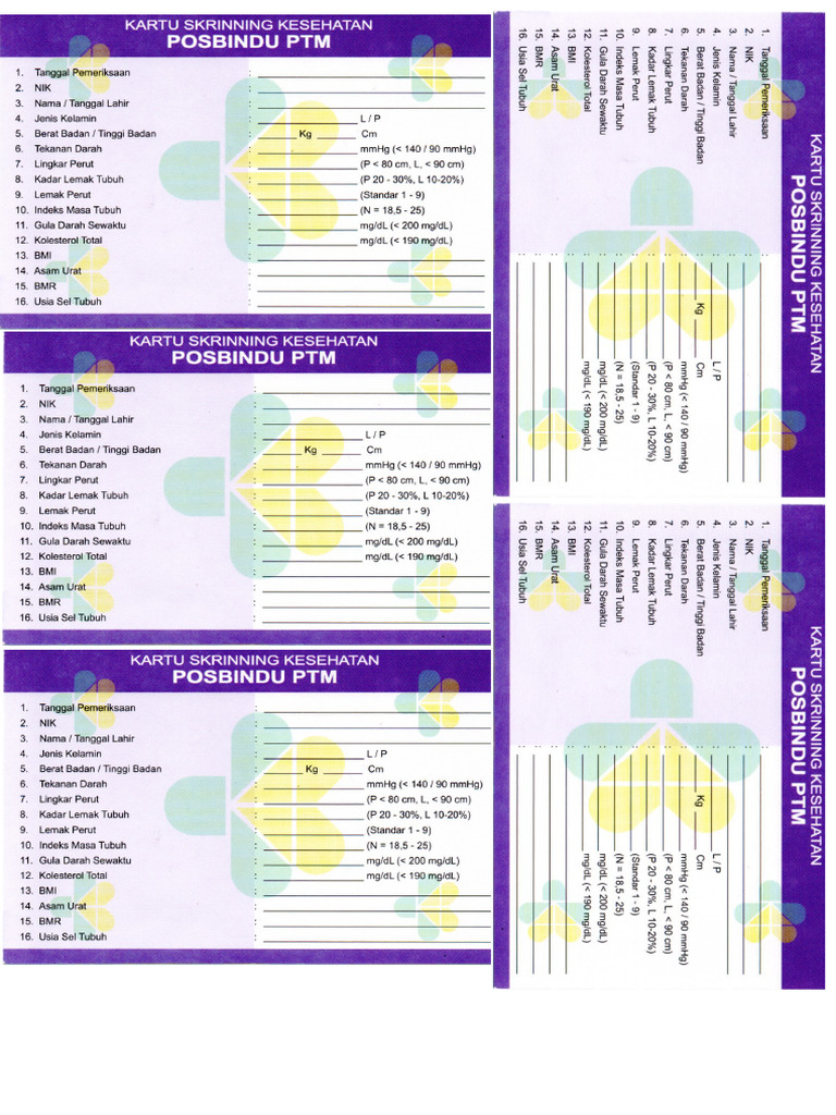 Kartu PTM Baru (Print) - 1 | PDF