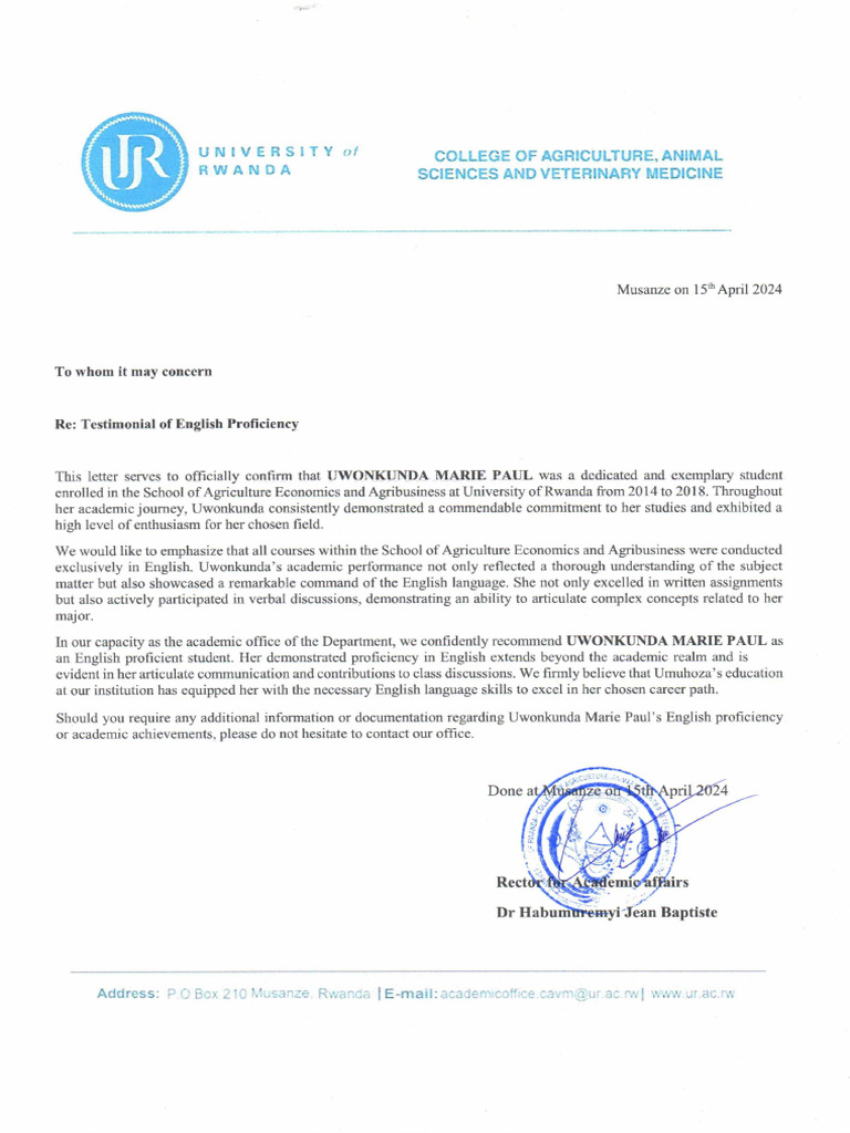 English Letter | PDF