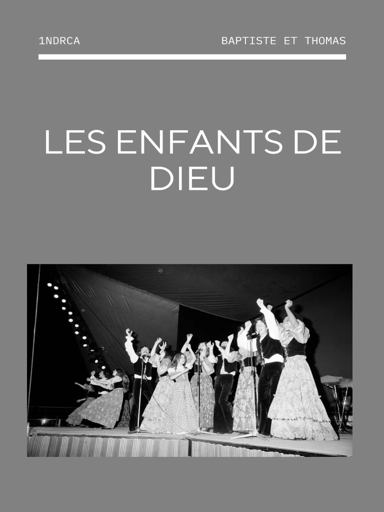 Les enfants de Dieu | PDF Les enfants de Dieu | PDF