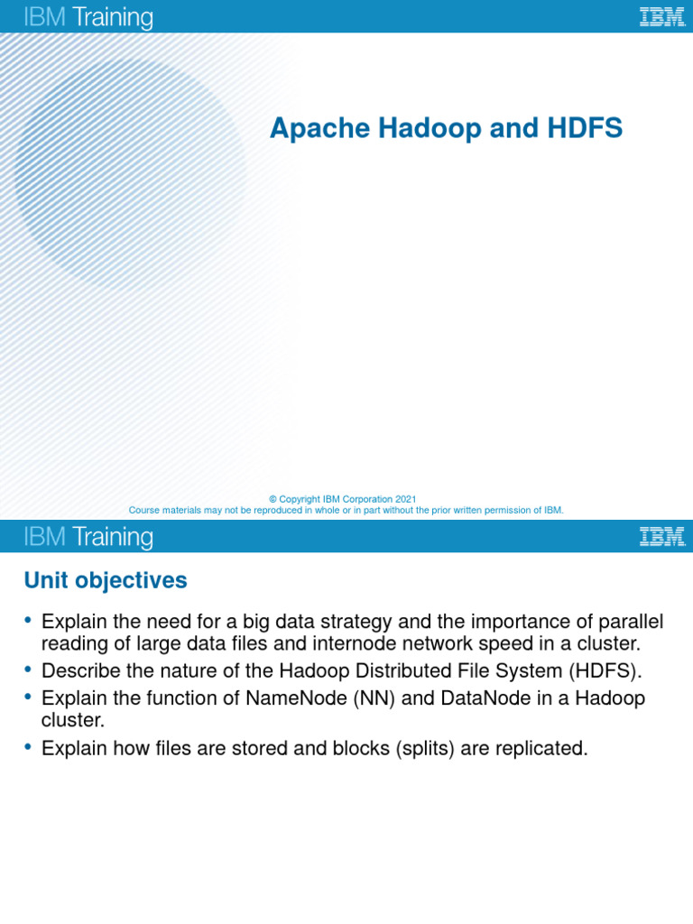 Big Data Hadoop HDFS | PDF | Apache Hadoop | Computer Cluster Big Data Hadoop HDFS | PDF | Apache Hadoop | Computer Cluster
