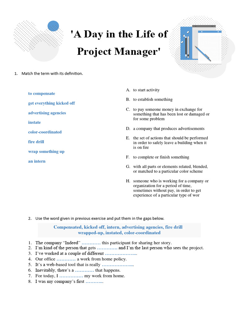 A Day in The Life of A Project Manager | PDF