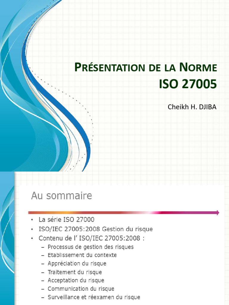 Guide sur la norme ISO 27005 | PDF | Risque | Gestion des risques