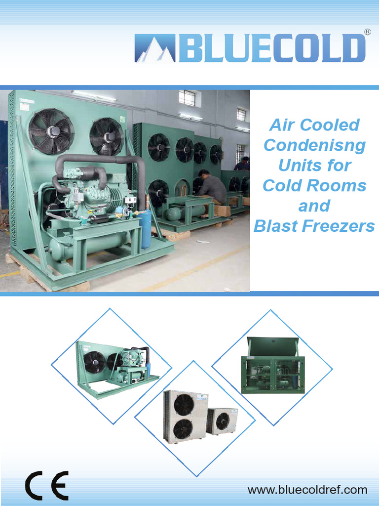 Air Cooled Condensing Units Overview | PDF | Heat Exchanger | Temperature