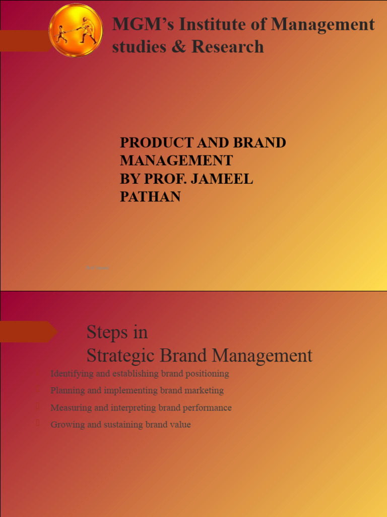 pRODUCT AND BRAND MANAGEMENT | PDF | Brand | Marketing