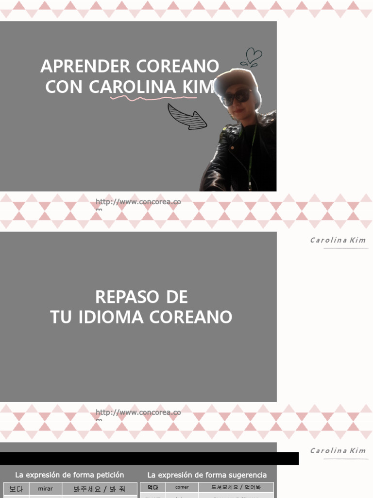 Vamos A Estudiar Clase de Coreano | PDF