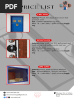 Howdens Door Price List Overview | PDF | Plywood | Forest Products