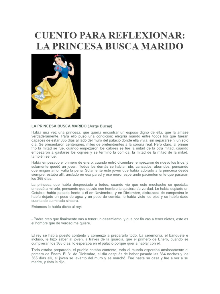 Cuento Para Reflexionar Pdf