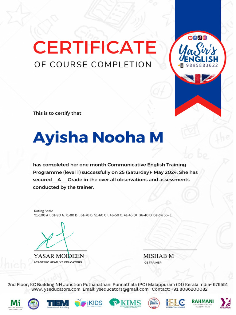 Course Completion | Download Free PDF | Kerala