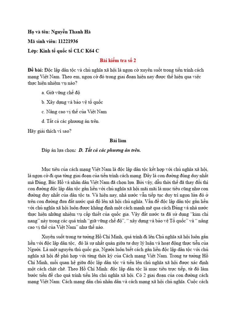 LSD - Bài số 2 | PDF