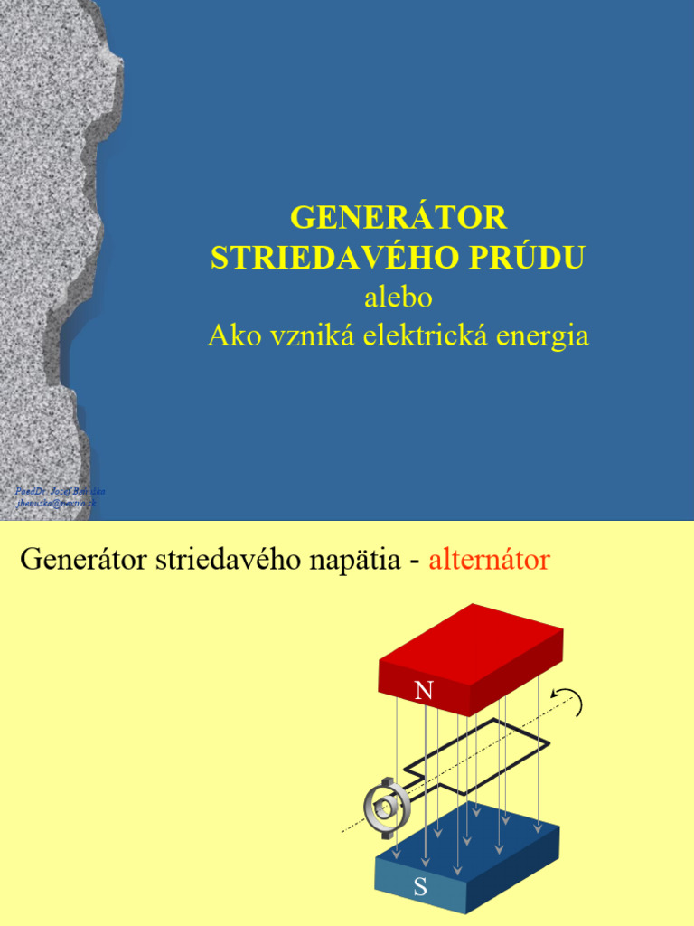 01-Generator Striedaveho Prudu | PDF