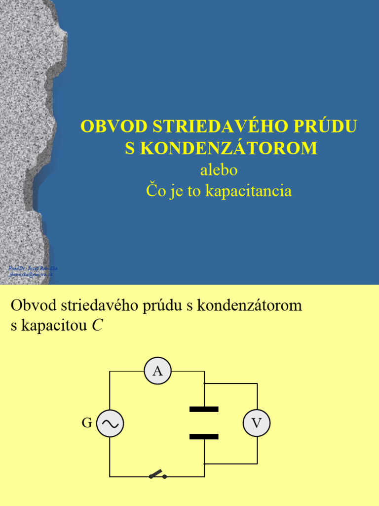 03-Obvod Striedaveho Prudu S Kapacitou | PDF