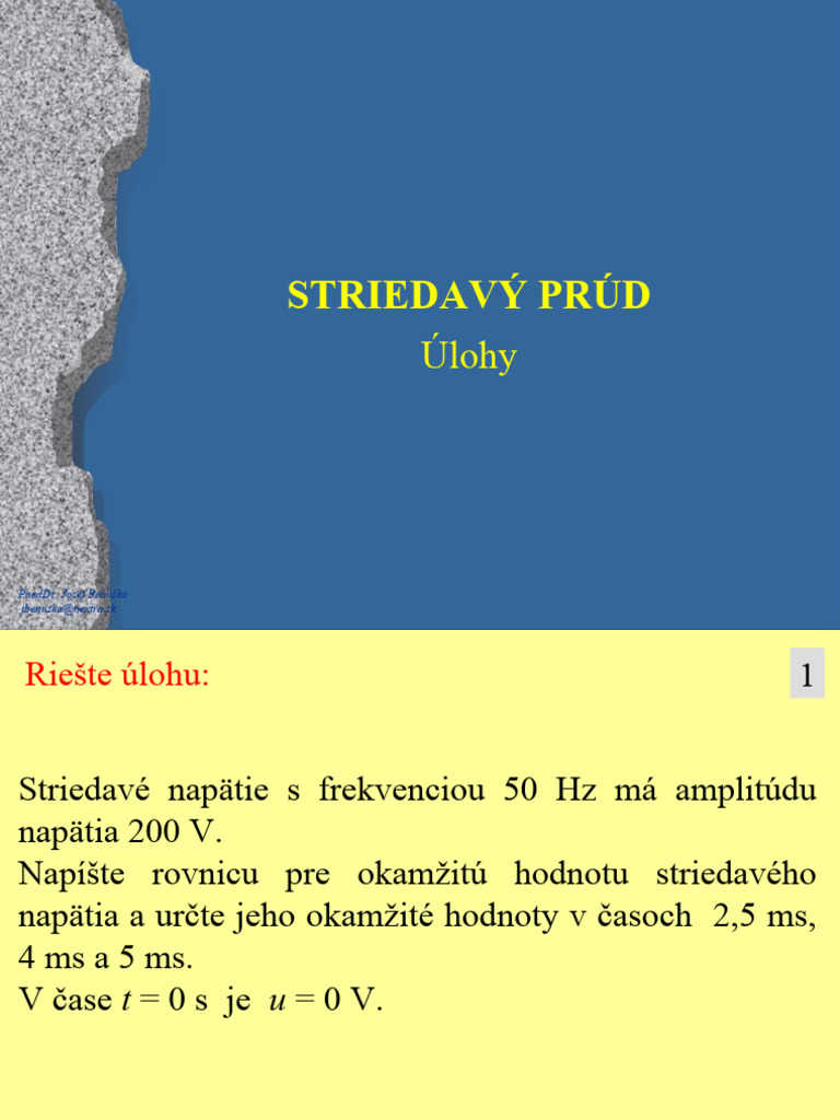 09-Priklady-Striedavy Prud | PDF