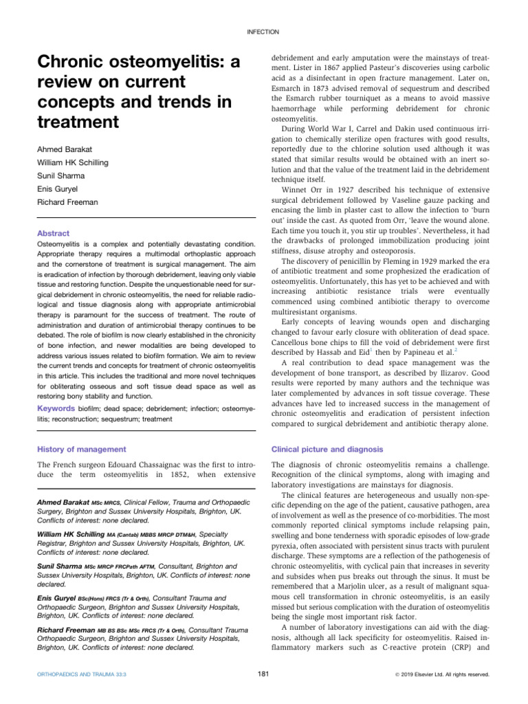Jurnal Orto 2 | PDF | Infection | Medicine