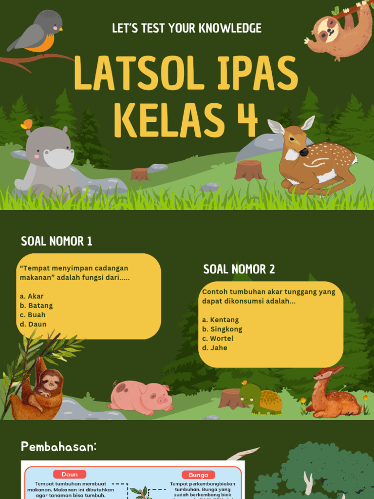 Soal IPAS Kelas 4 Kurikulum Merdeka | PDF