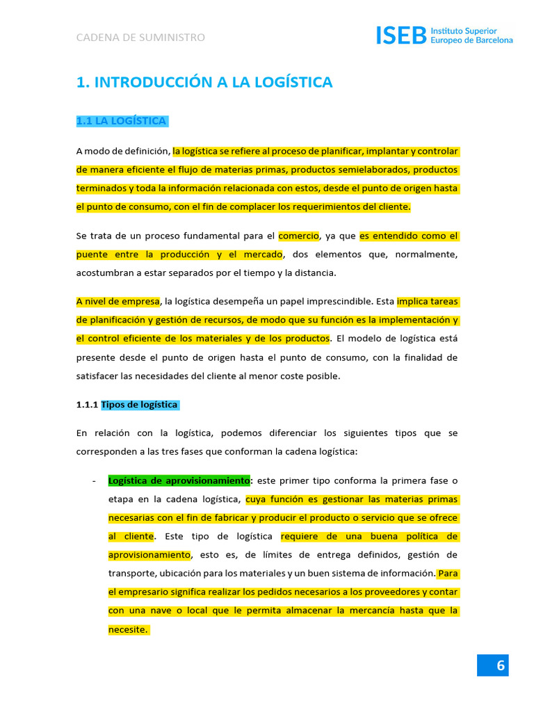 C. Suministro. T1. | PDF | Logística | Lean Manufacturing