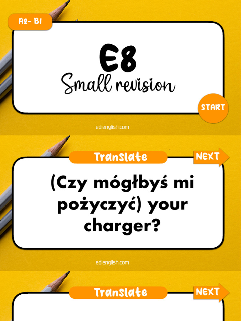 E8 Small Revision | PDF