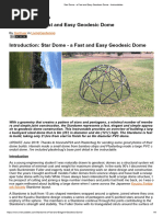 Paper Geodesic Dome Building Guide | PDF | Dome