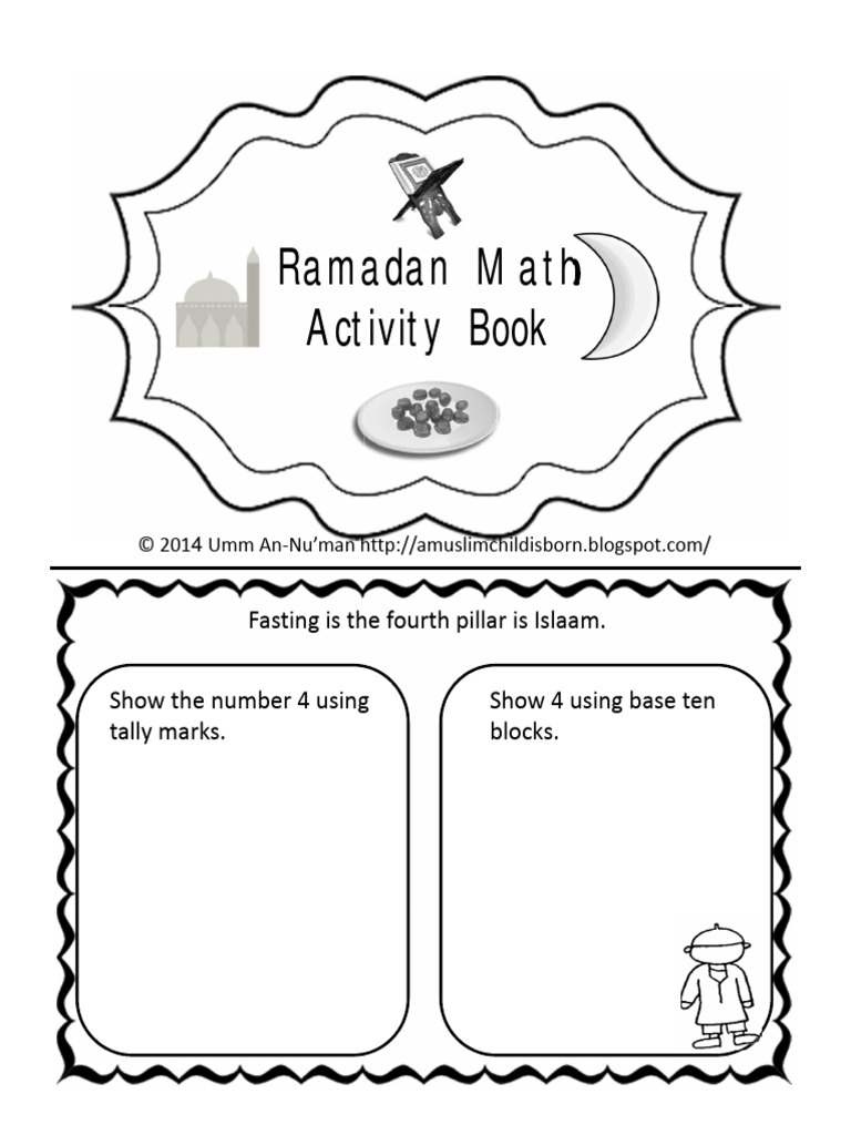 Ramadan Math Activity Book1 | PDF | Ramadan | Abrahamic Religions