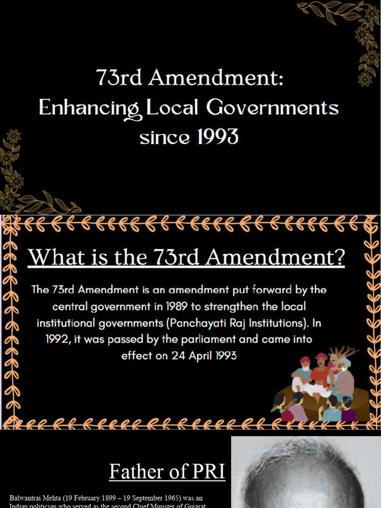 73rd Amendment | PDF | Politics