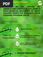 Barangay Drug Clearing Program | PDF | Justice | Crime & Violence
