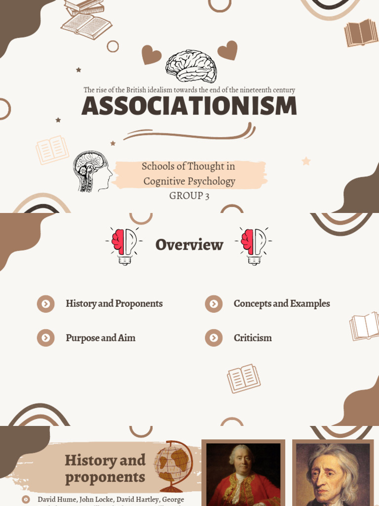 School of Thought - Associationism | PDF | Thought | Idea