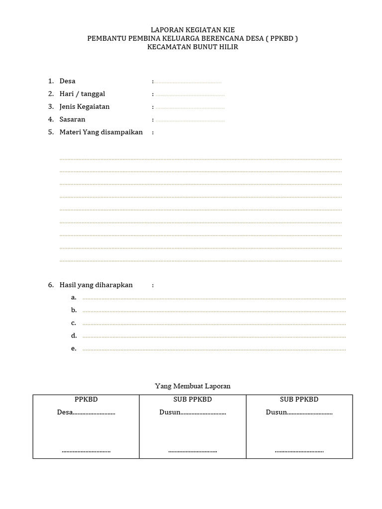 Lap - Kie PPKBD Terbaru | PDF | Kajian Bahasa Asing