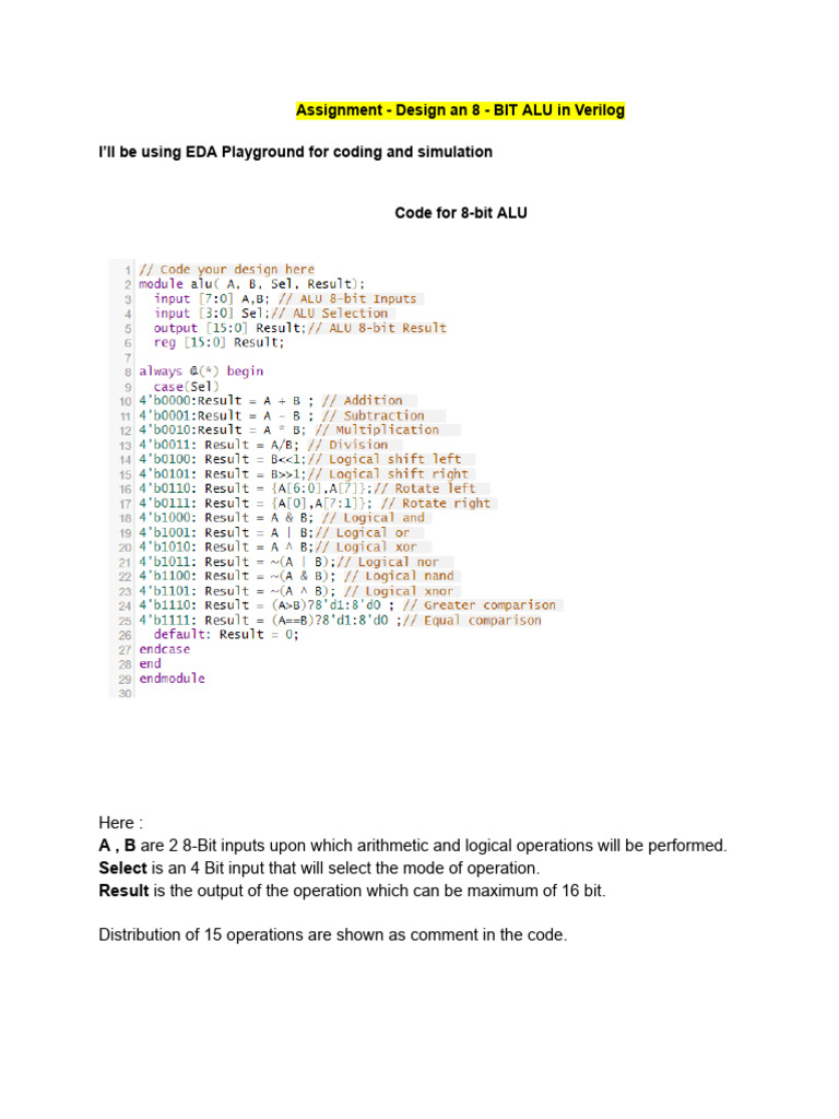 ALU Code 210108076 | PDF | Teaching Methods & Materials | Computers