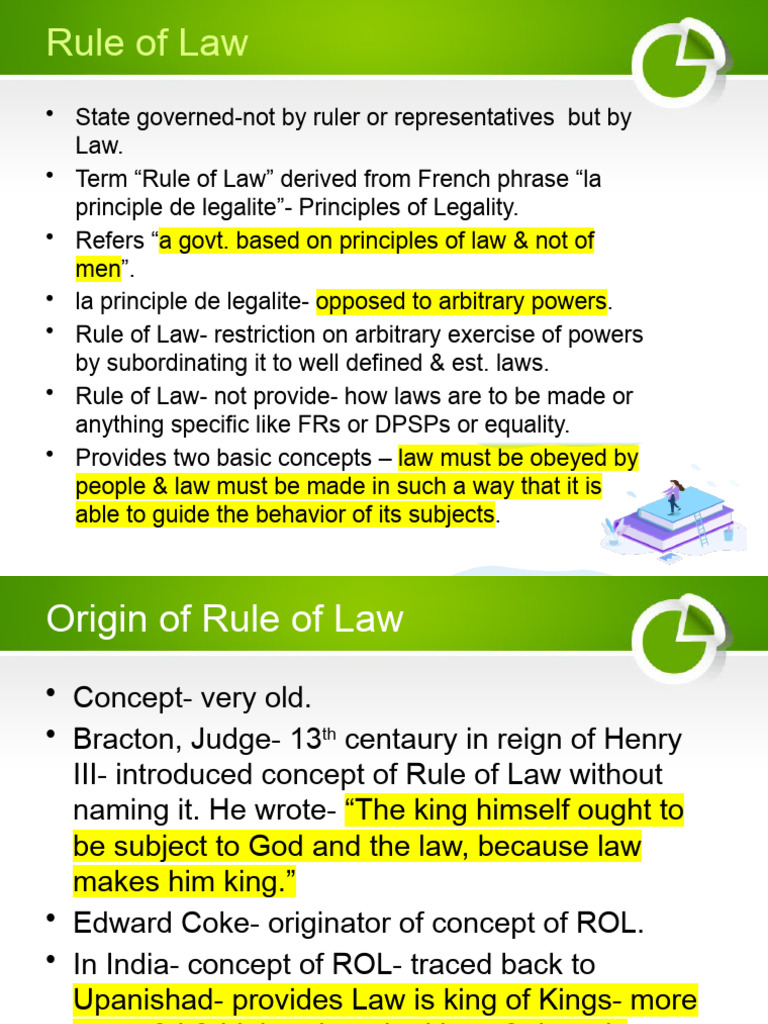 8 Rule of Law PPT Administrative Law | PDF | Rule Of Law | Political ...