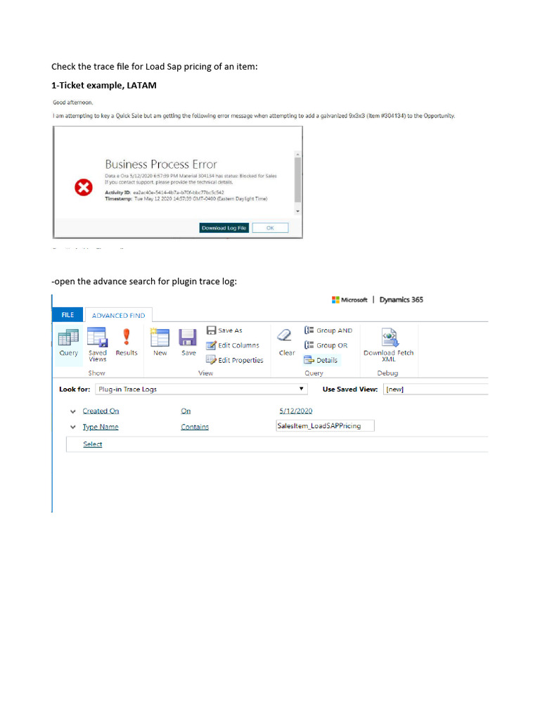 Load SAP Pricing Trace File Guide | PDF | Operating System | Computer ...