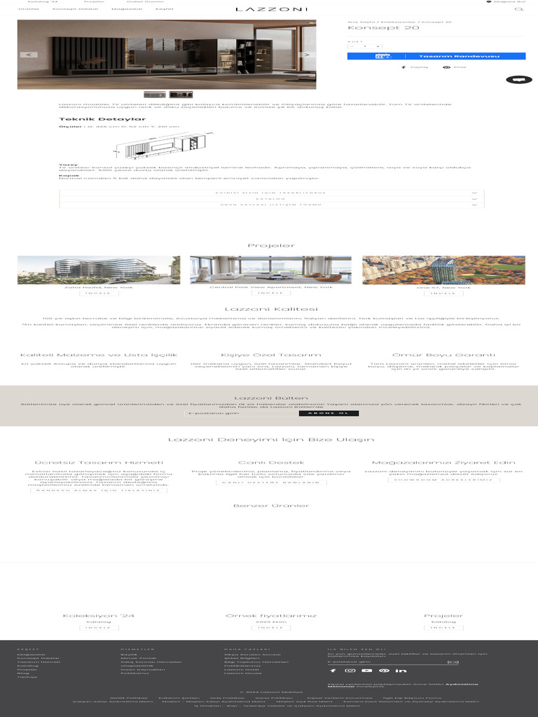 Konsept 20 - Lazzoni Mobilya | PDF