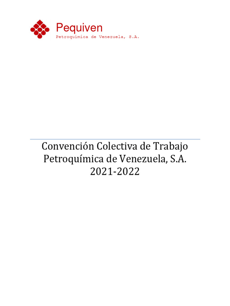 CC Pequiven | PDF | Salario | Venezuela