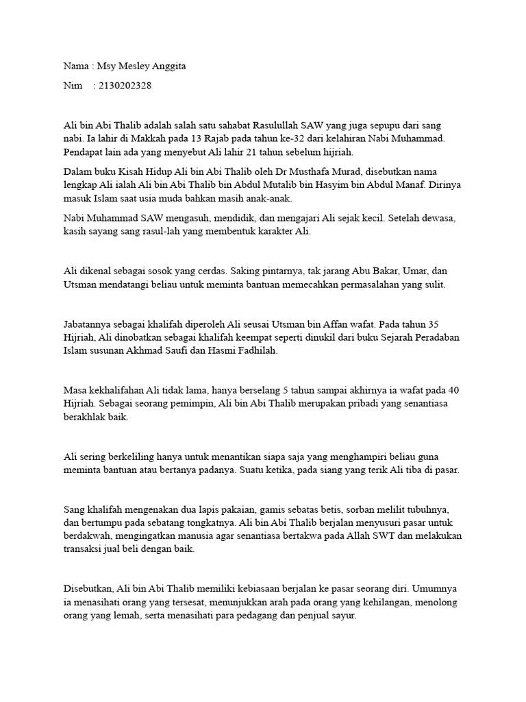 Resume Sejarah 1 Msy Mesley Anggita | PDF | Agama & Spiritualitas