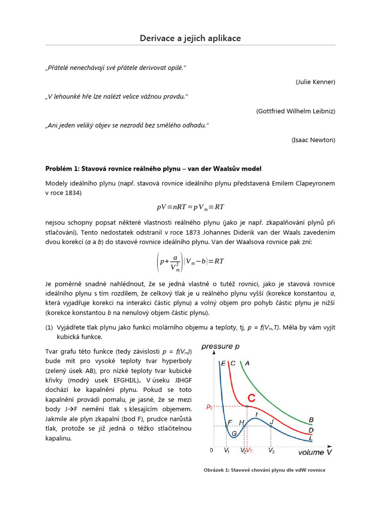 Derivace Projekt SOČ | PDF