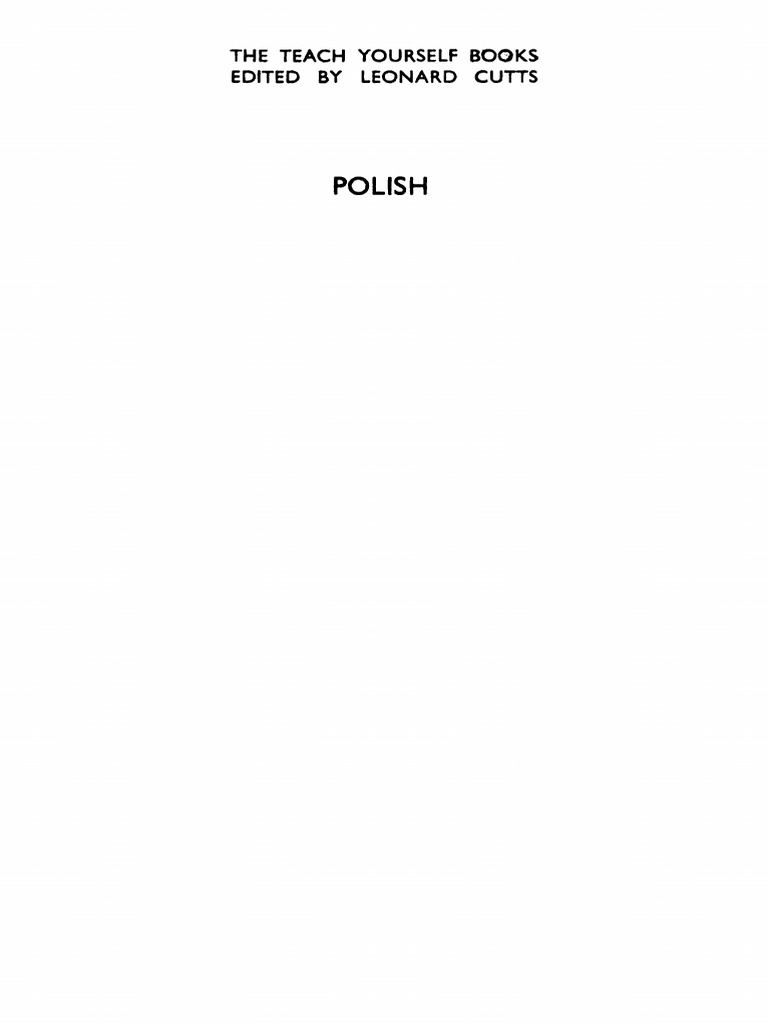 Polish Book | PDF