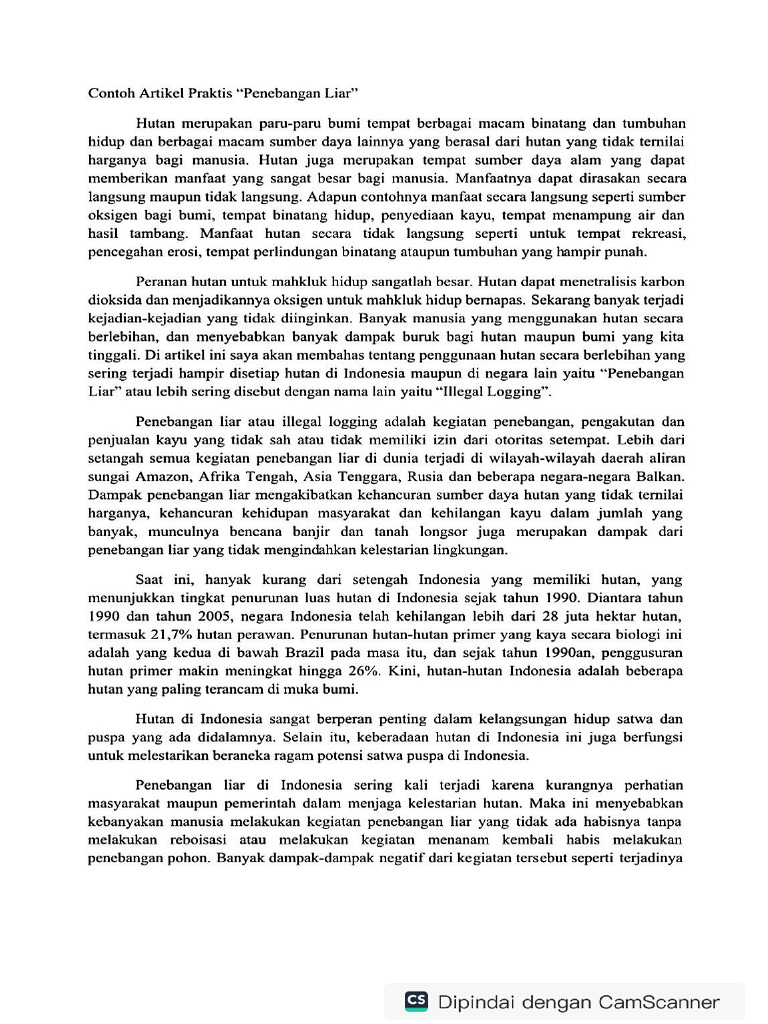 Contoh Artikel Praktis | PDF